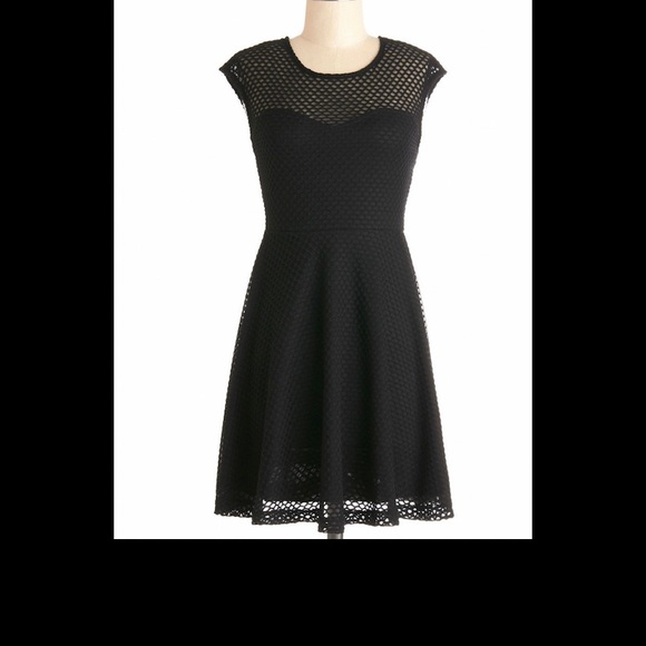 Lovely Day | Dresses | Modcloth Textured Sweetheart Skater Dress | Poshmark